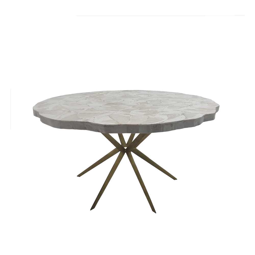 Stone Table Round - Natural White | Mariana Home