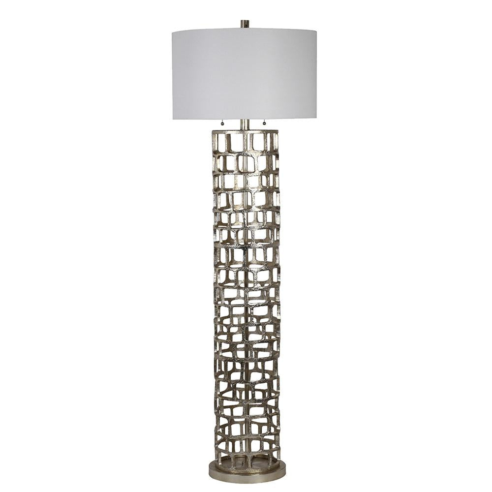 Edison Floor Lamp - Silver | Mariana Home